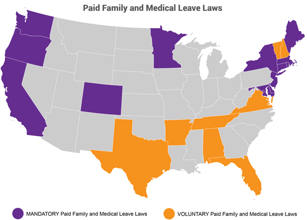 Paid Family Medical Leave State Laws Series Part One