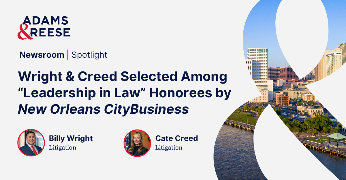 Wright & Creed Selected Among “Leadership in Law” Honorees by New ...