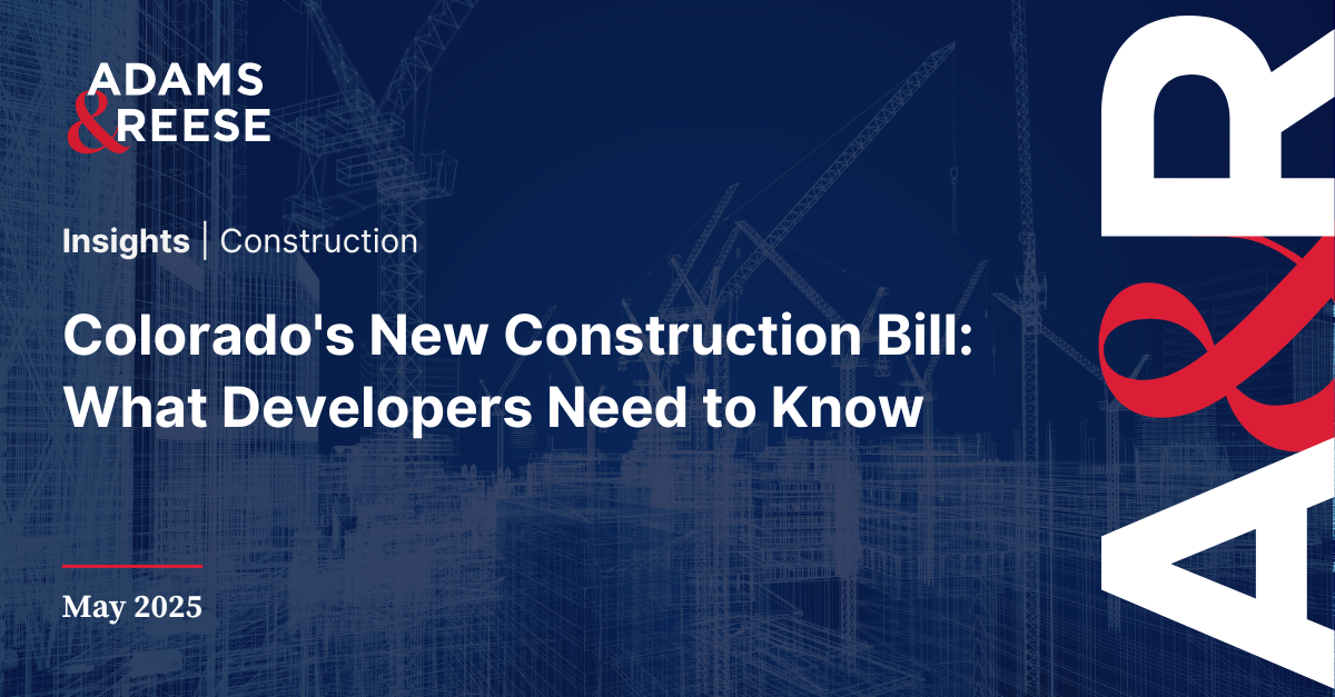 Colorado's New Construction Bill: What Developers Need to Know